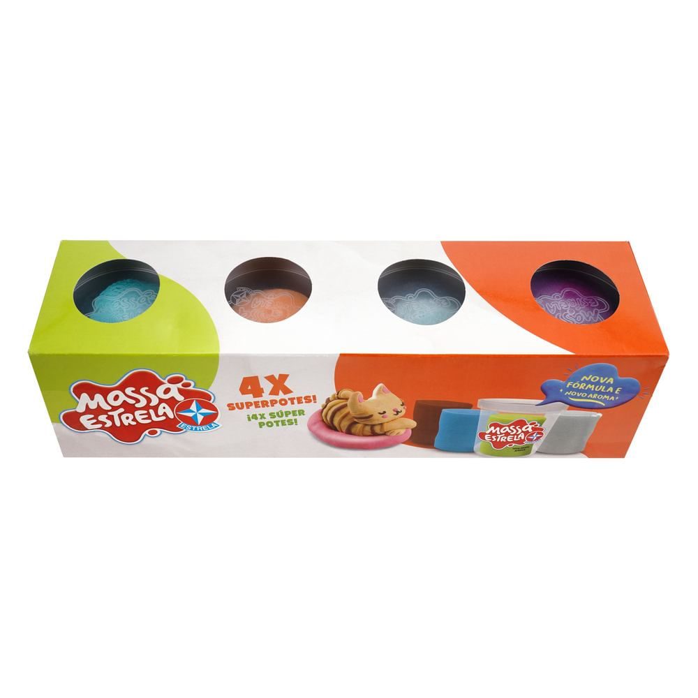 Massa Estrela 4X Super Potes - Estrela